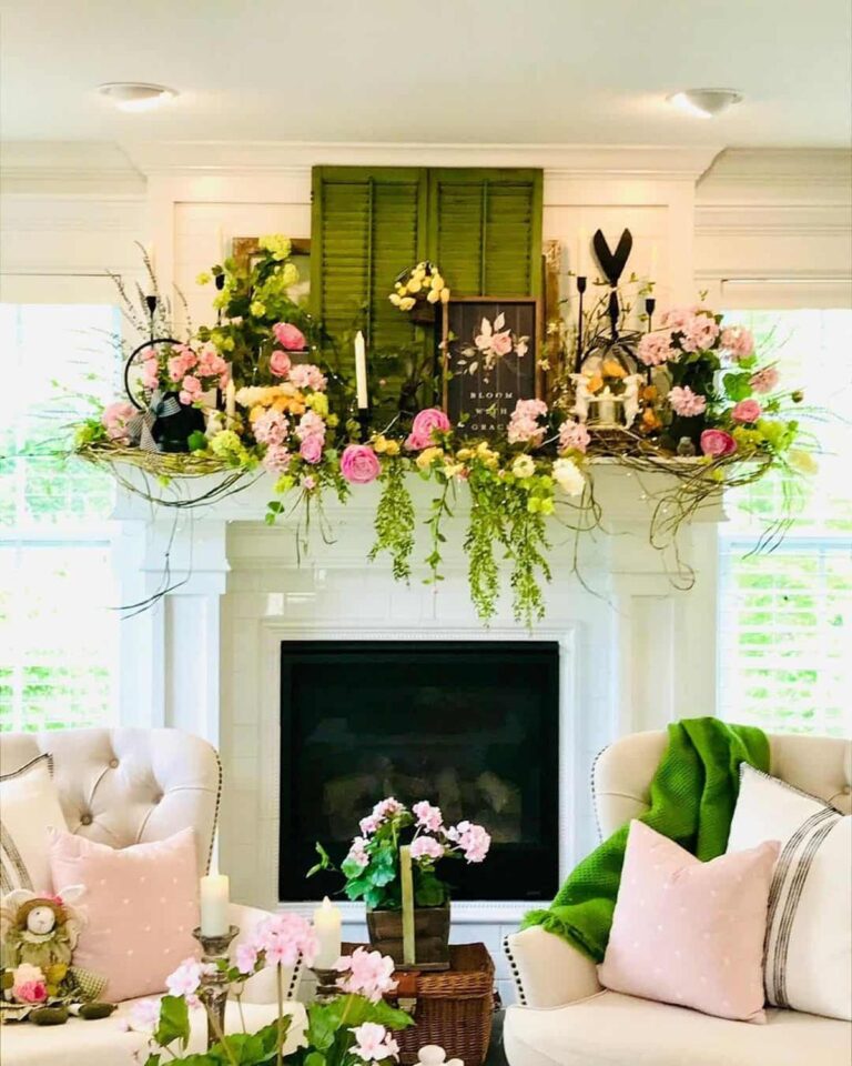 30 Spring Fireplace Decor Ideas to Warm Up Your Space -Architectural ...