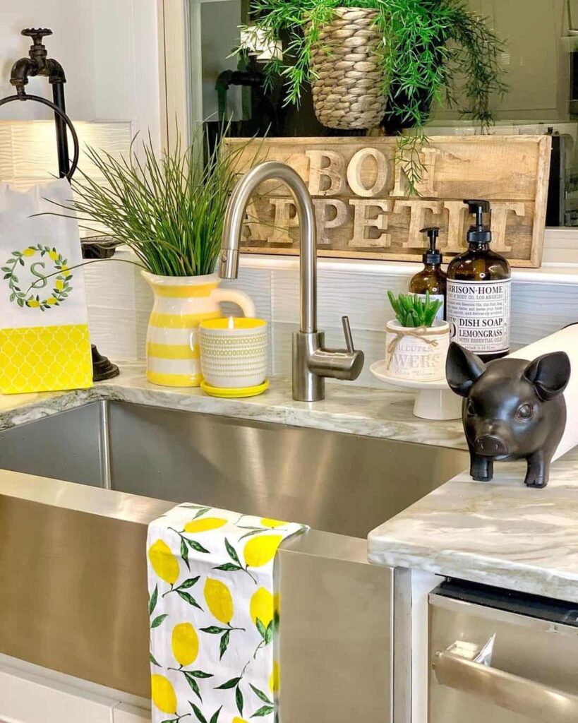 34 Stunning Lemon Kitchen Decor Ideas You'll Love -Architectural Foundation