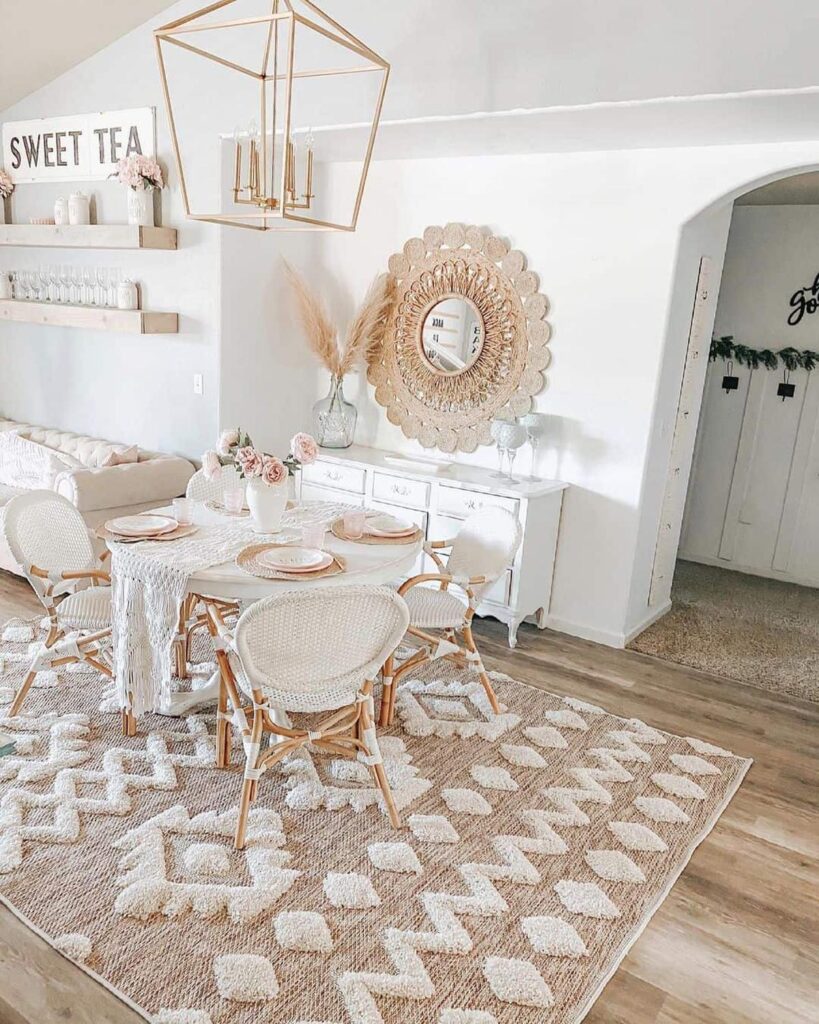 27 Perfect Rugs Under Round Dining Tables to Complete Your Space ...