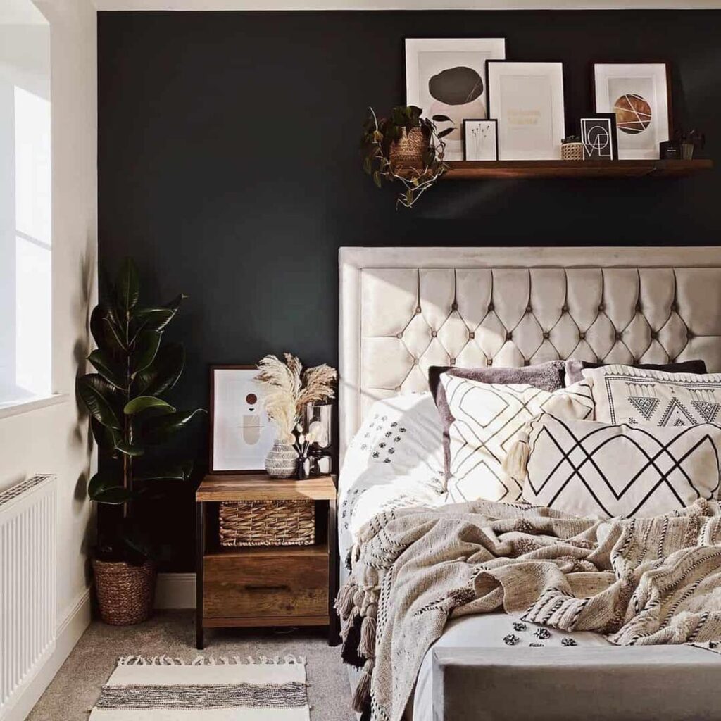 23 Stunning Farmhouse Bedroom Designs in Black and White -Architectural ...