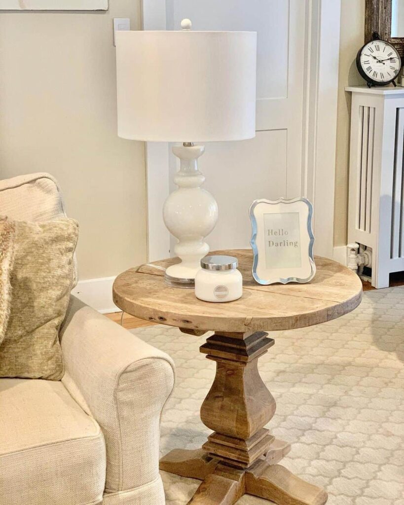 29 Stylish Farmhouse End Tables for Cozy Corners -Architectural Foundation