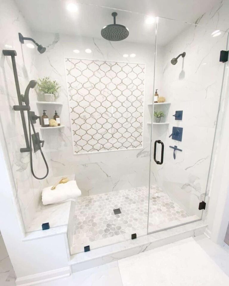 22 Mosaic Floor Tiles for Your Bathroom to Create Stunning Depth -Architectural Foundation