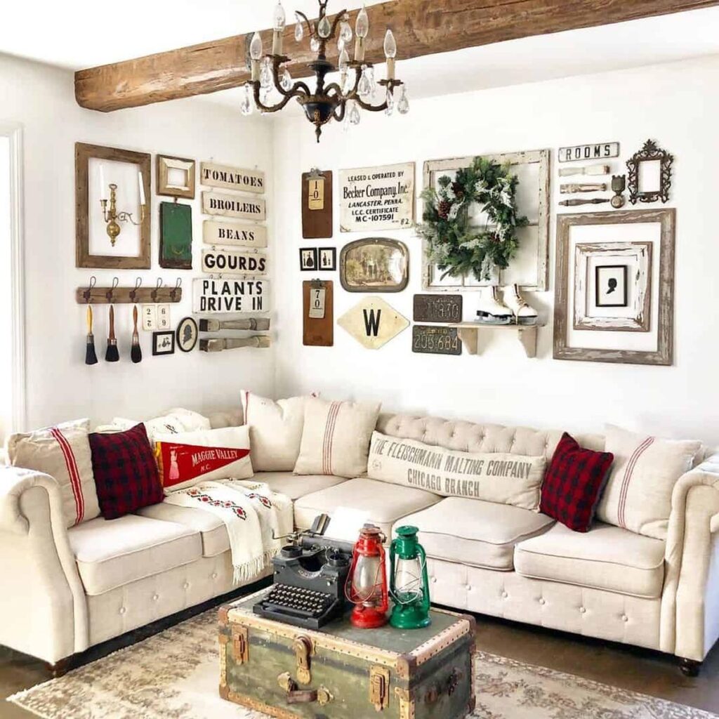25 Rustic Farmhouse Wall Decor Ideas for a Warm Touch -Architectural ...