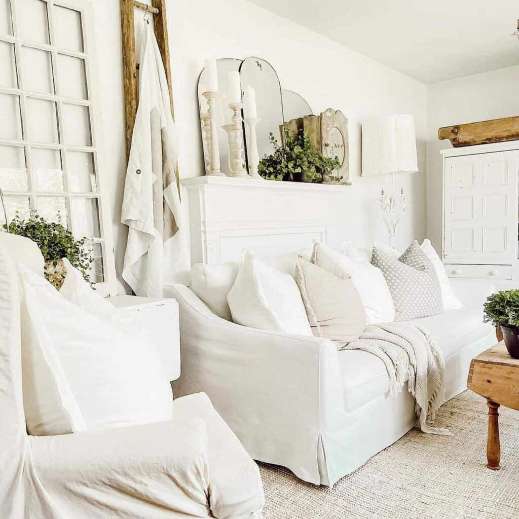 33 Stunning Couch Mirror Ideas for a Spacious Feel -Architectural ...