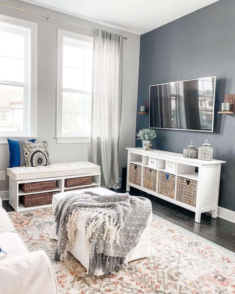 25 Stylish White and Grey Walls with Trim Color Combinations ...