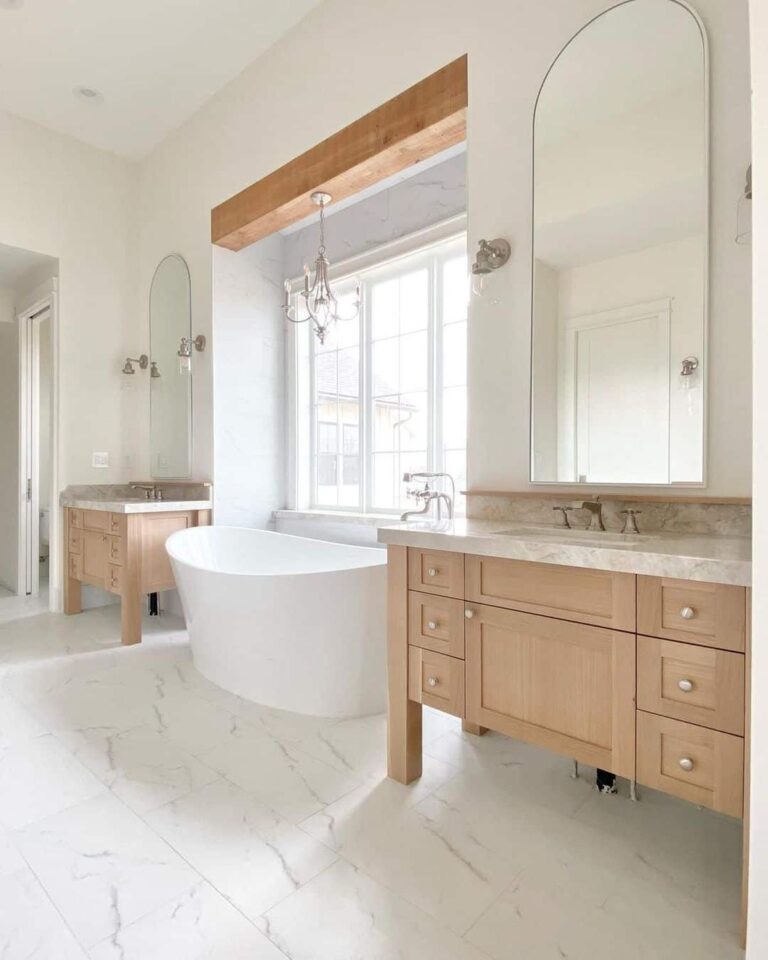 35 Gorgeous Marble Bathroom Countertops for Every Style -Architectural ...