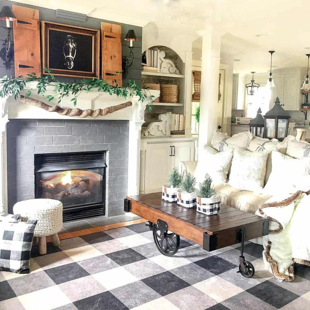 29 Classic Painted Brick Fireplace Designs to Add Warmth -Architectural ...