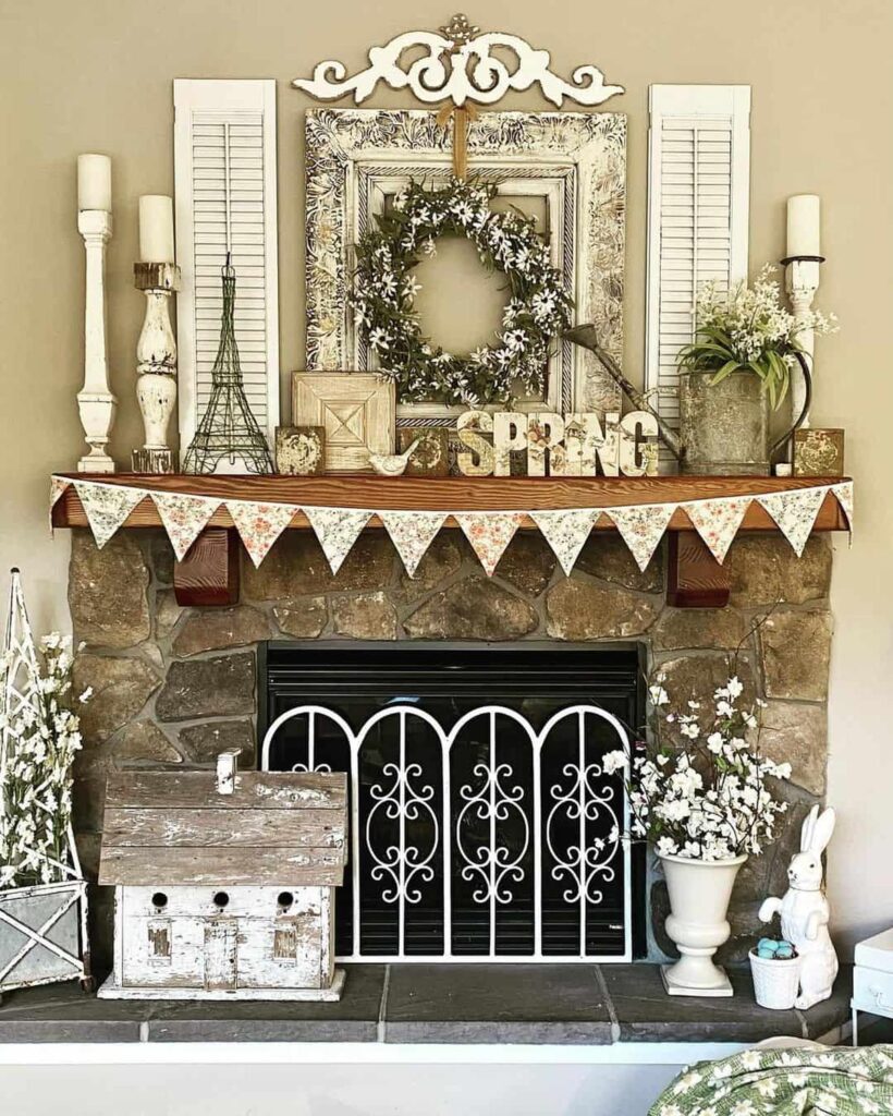 30 Spring Fireplace Decor Ideas to Warm Up Your Space -Architectural ...