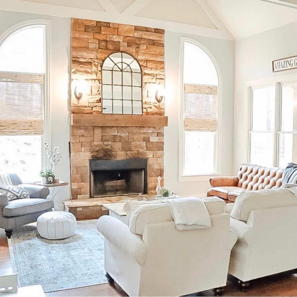 28 Stone Fireplace Ideas to Create a Cozy Statement Piece ...