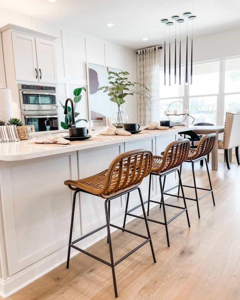 35 Chic Wicker Bar Stools for Your Space -Architectural Foundation