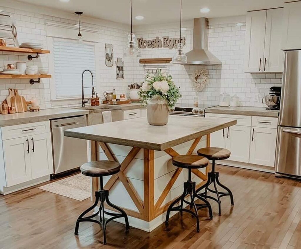 19 Wooden Island Ideas to Maximize Your Kitchen’s Potential ...