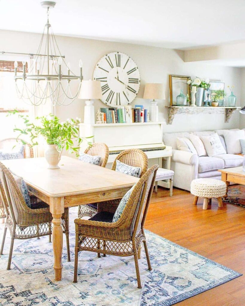 37 Delightful Dining Room Rugs to Complete Your Farmhouse Look ...