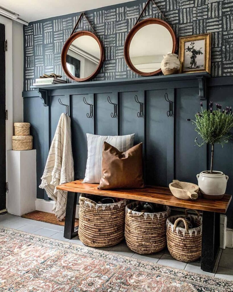 51 Ideal Farmhouse Entry Bench for a Warm Welcome -Architectural Foundation