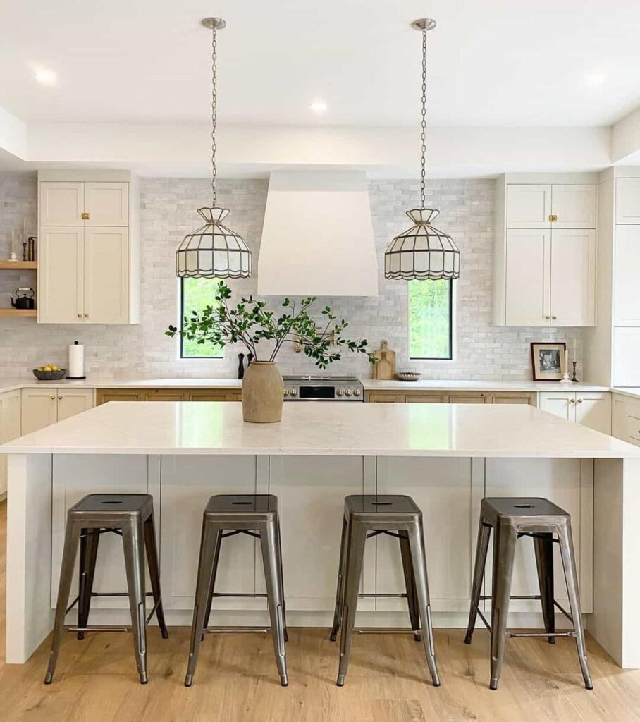 34 Beautiful Kitchen Island Back Panels That Showcase Style ...