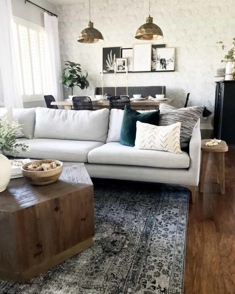 34 Beautiful Blue and Gray Living Room Designs for Tranquil Elegance ...