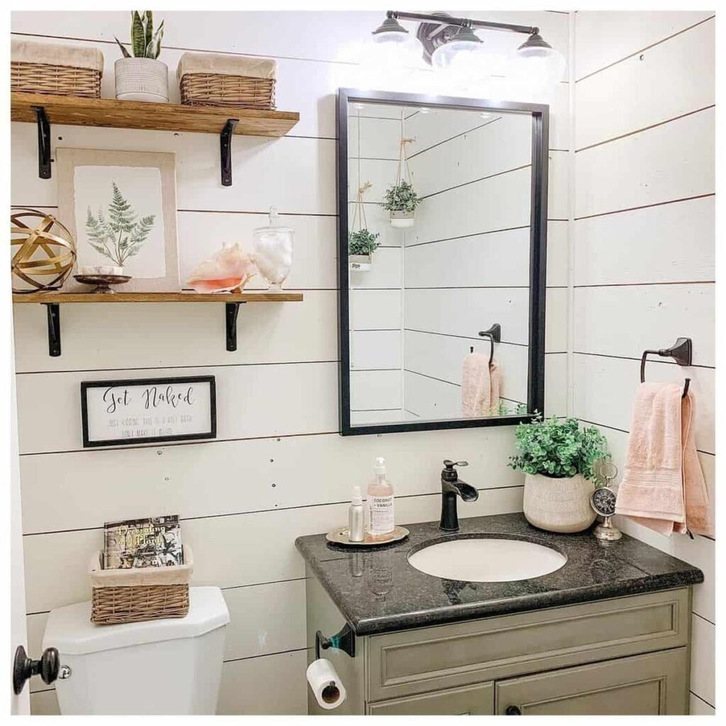 30 Best Farmhouse Bathrooms to Try at Home -Architectural Foundation