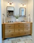 35 Stunning Wood Bathroom Countertops You’ll Want -Architectural Foundation