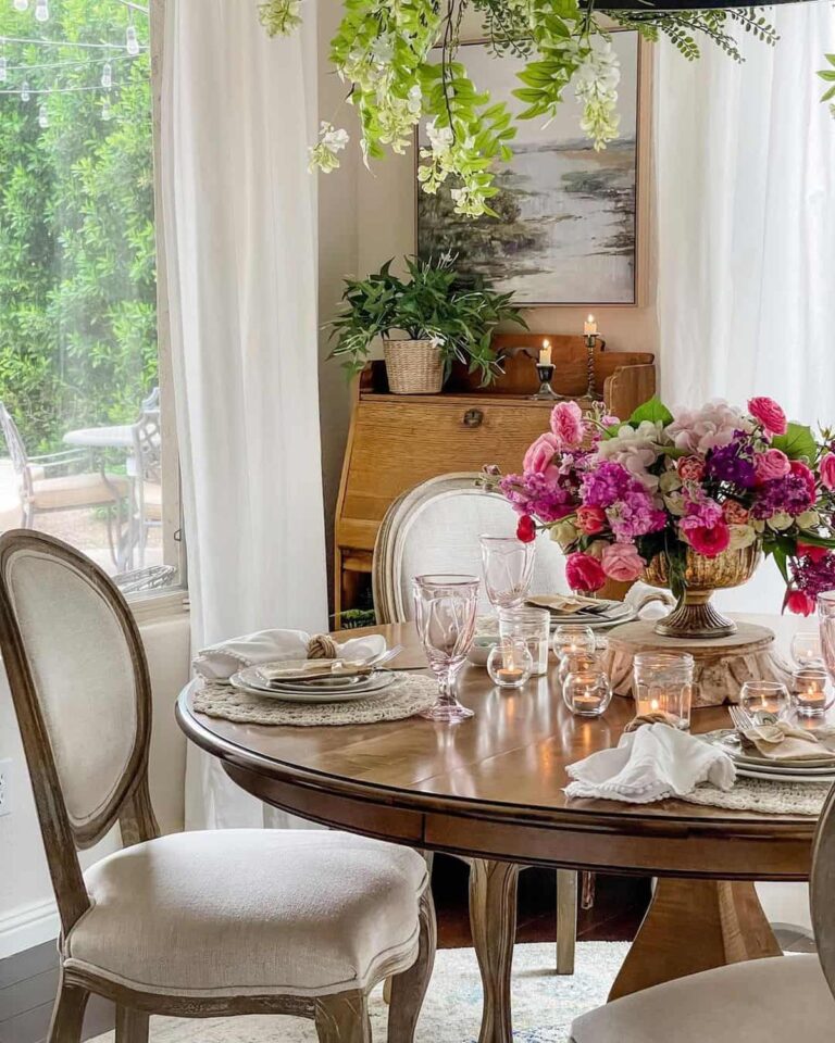 29 Top Round Dining Table Centerpiece Ideas -Architectural Foundation