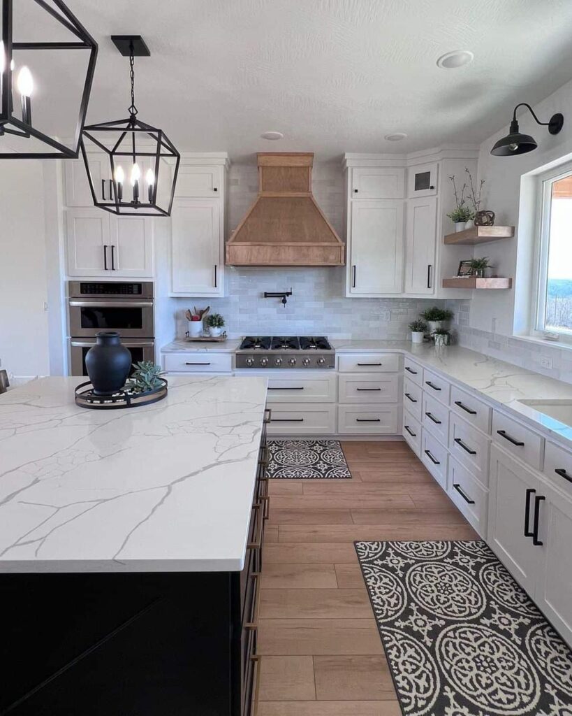 29 Elegant White Quartz Kitchen Countertop Ideas -Architectural Foundation