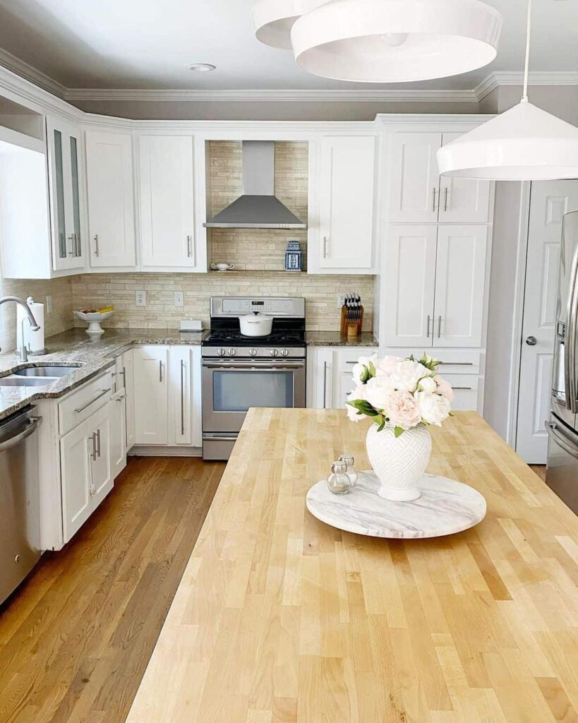 30 Beautiful Butcher Block Islands for a Warm Kitchen -Architectural ...