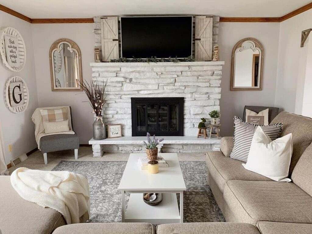 28 Cozy Farmhouse Family Room Ideas for a Warm Atmosphere ...