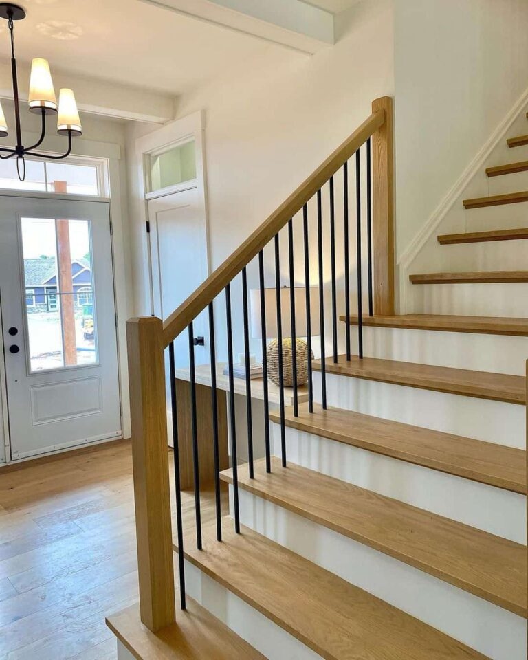 26 Modern Wood Stairs Ideas for a Sleek Look -Architectural Foundation