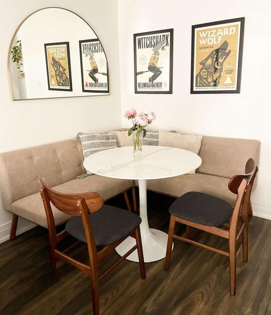 16 Elegant Banquette Kitchen Seating Ideas to Elevate Your Dining Area ...