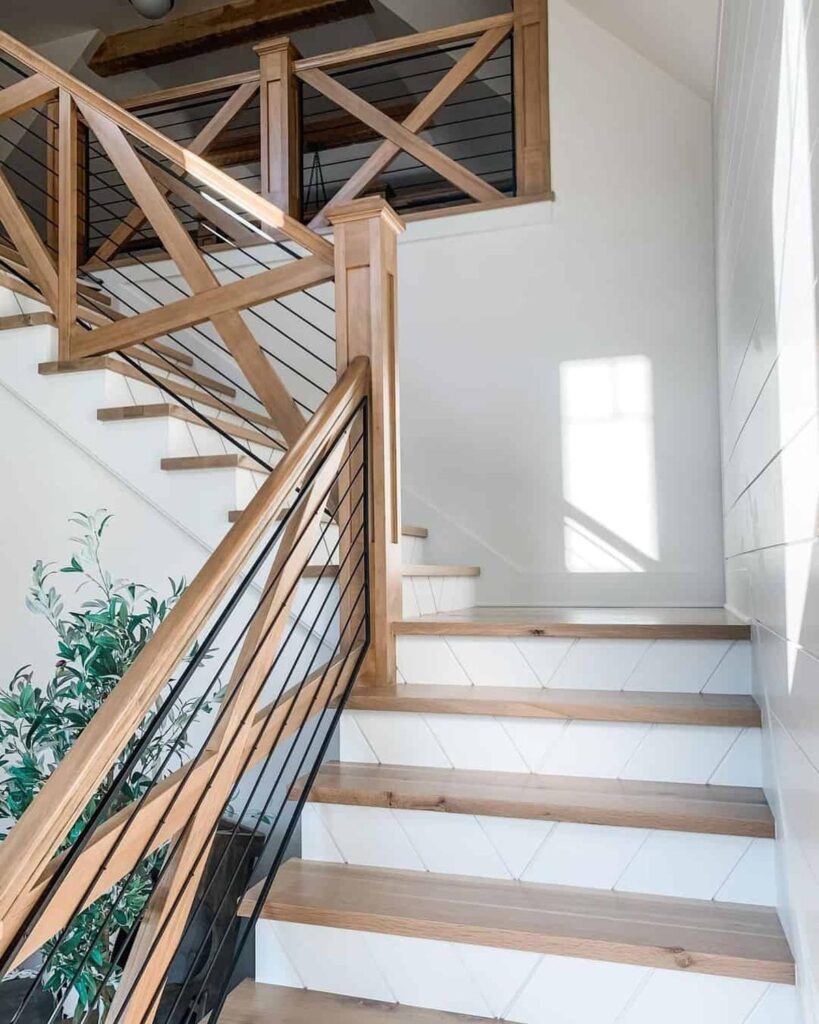 29 Stylish Stair Riser Ideas That Transform Your Stairs -Architectural ...