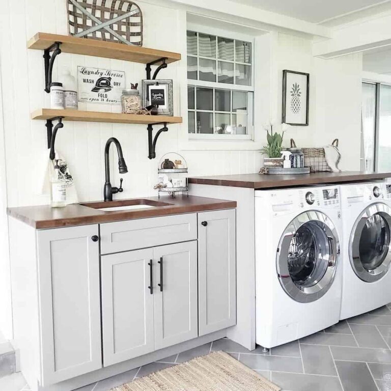 34 Innovative Laundry Countertop Ideas to Keep Your Space Organized and ...