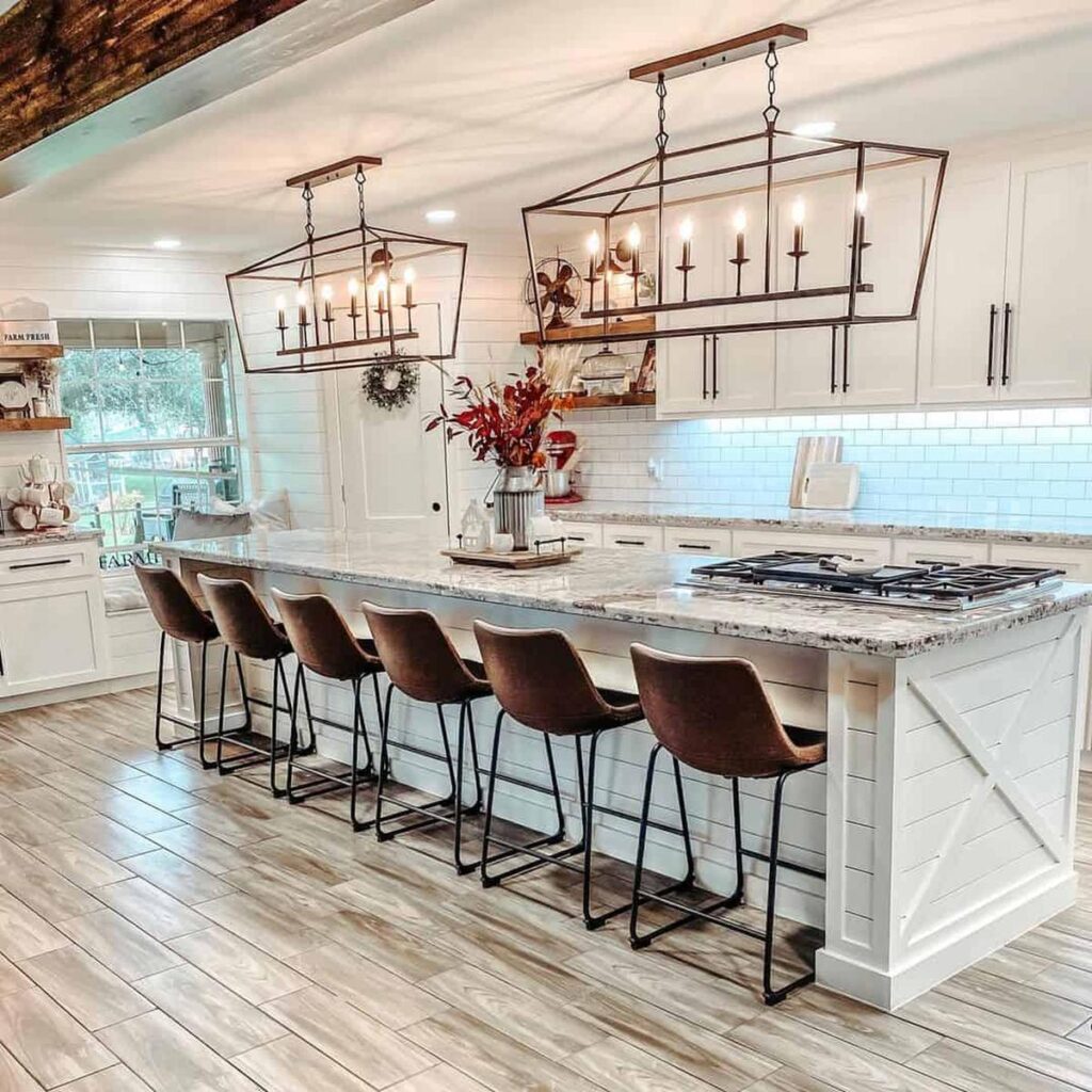 34 Beautiful Kitchen Island Back Panels That Showcase Style ...