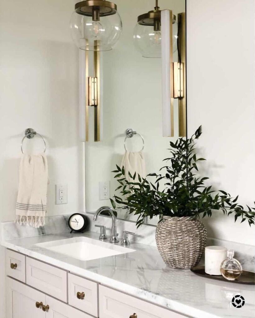 28 Timeless Brass Bathroom Sconces for an Elegant Look -Architectural ...