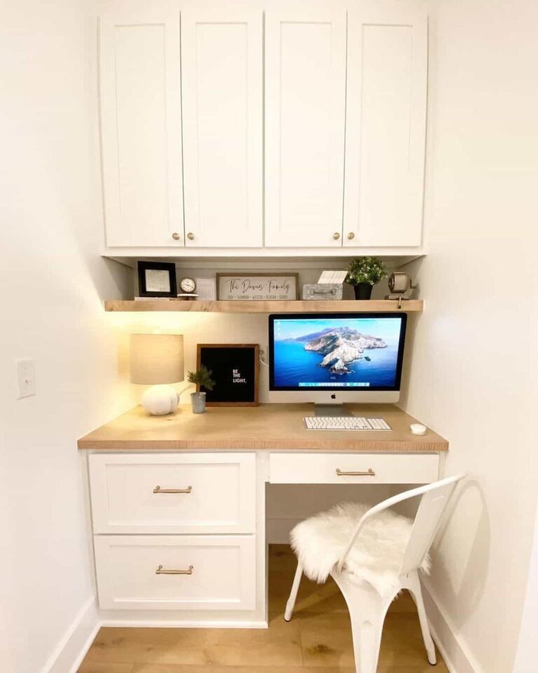 16 Floating Shelf Above Desk Ideas for Extra Storage -Architectural ...