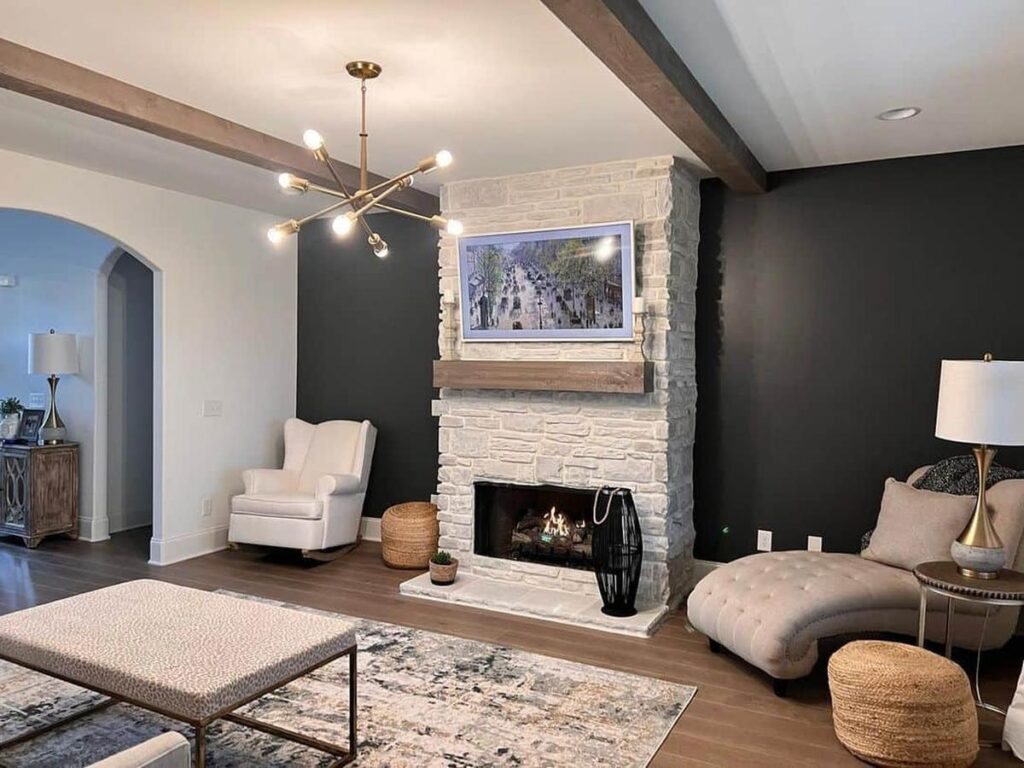 27 Living Room Accent Walls That You’ll Love -Architectural Foundation