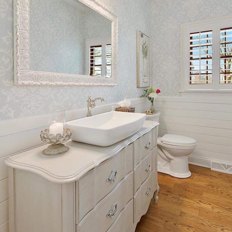 24 Trendy Powder Room Vanities to Check Out -Architectural Foundation