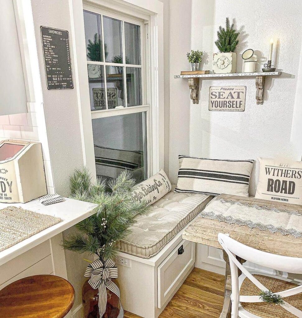26 Farmhouse Breakfast Nook Ideas for a Cozy Corner -Architectural ...