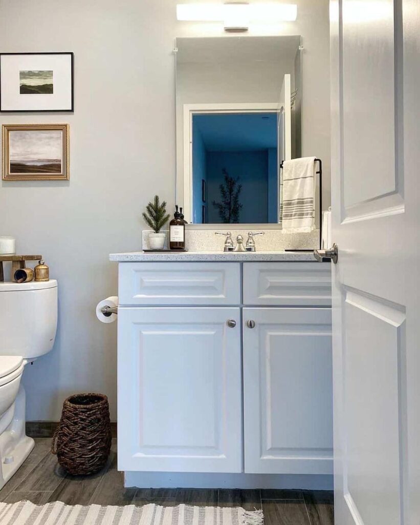 25 Modern Farmhouse Powder Room Styles to Inspire -Architectural Foundation
