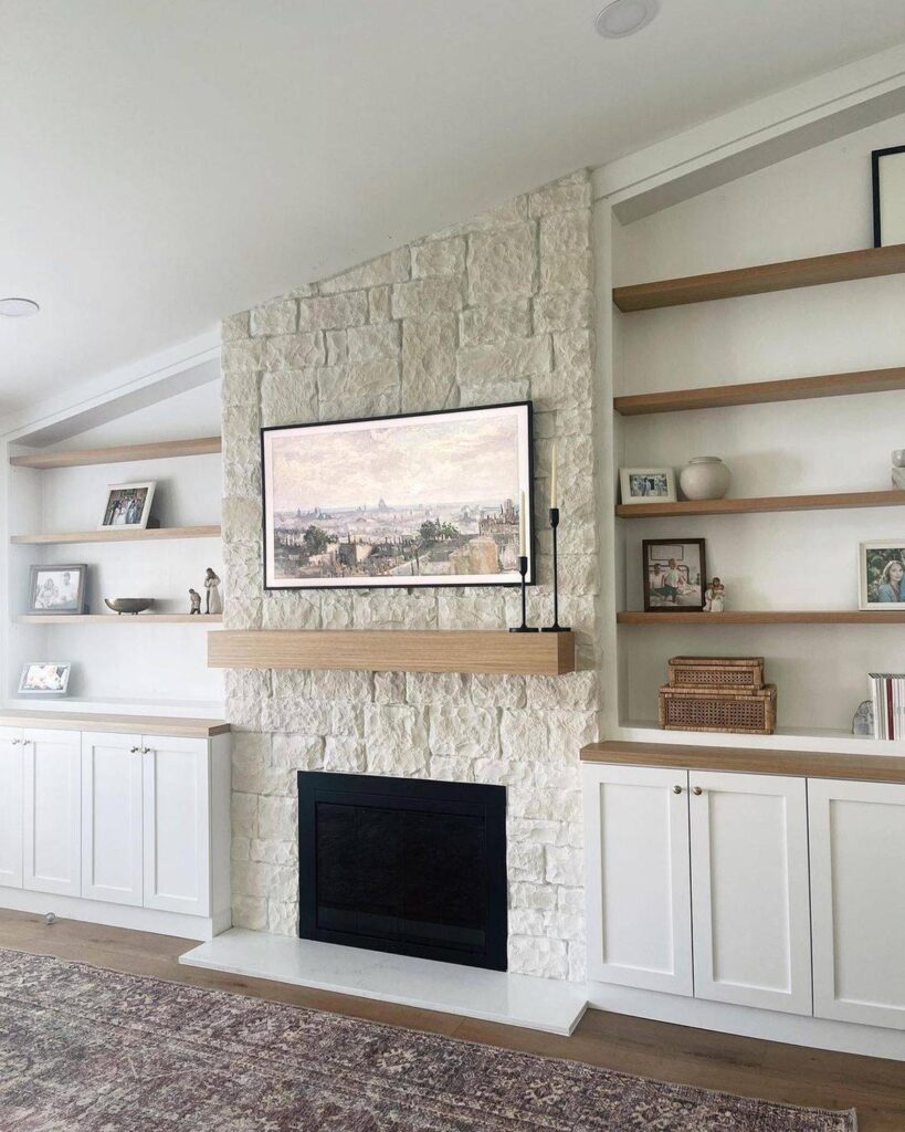 21 Modern Fireplace Surrounds for a Sleek Look -Architectural Foundation