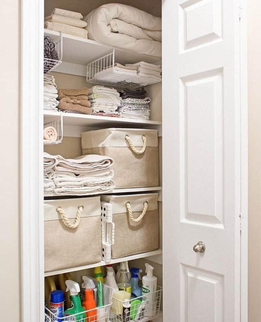 22 Stylish Linen Closet Ideas That Spark Joy -Architectural Foundation