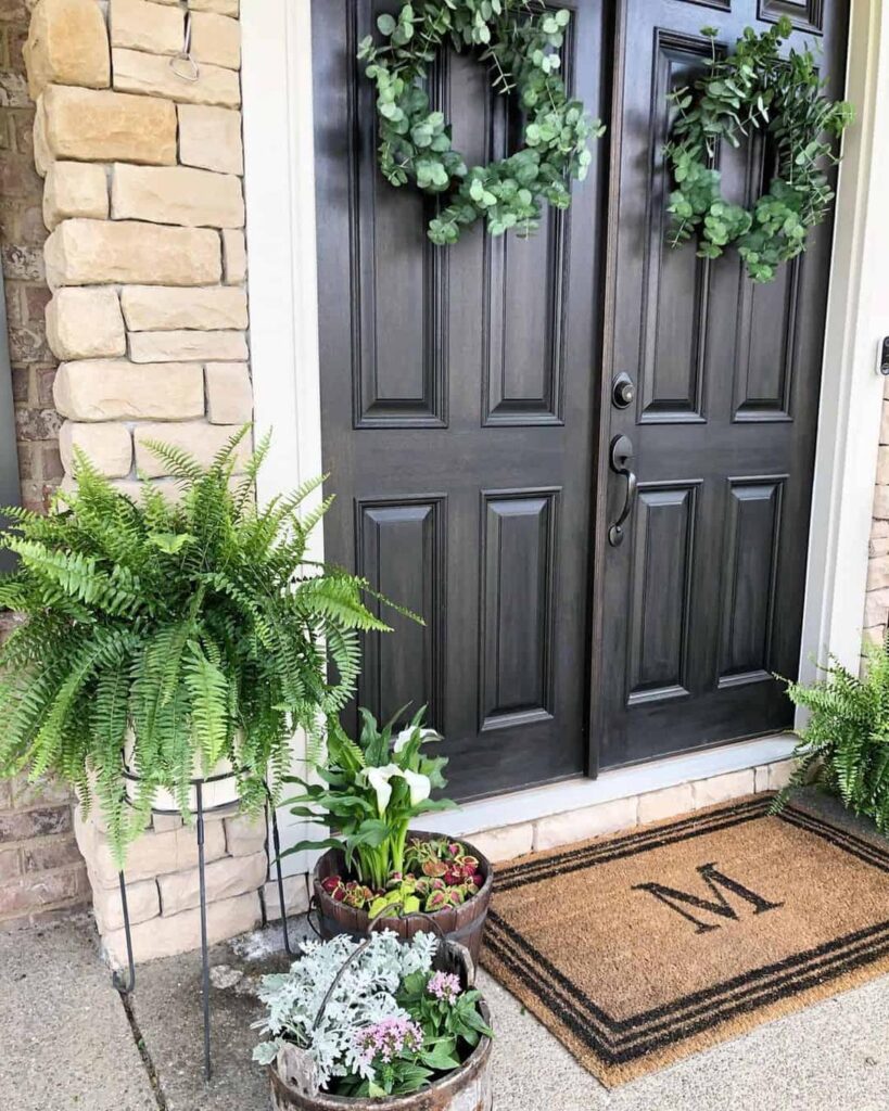 17 Elegant Black Double Front Doors to Consider -Architectural Foundation