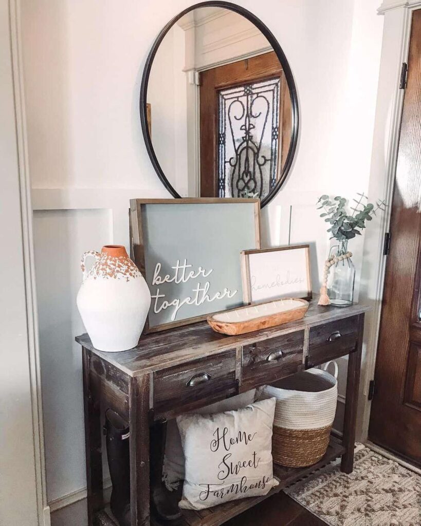 29 Farmhouse Entry Table Ideas for a Charming Welcome -Architectural ...
