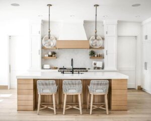 34 Beautiful Kitchen Island Back Panels That Showcase Style ...