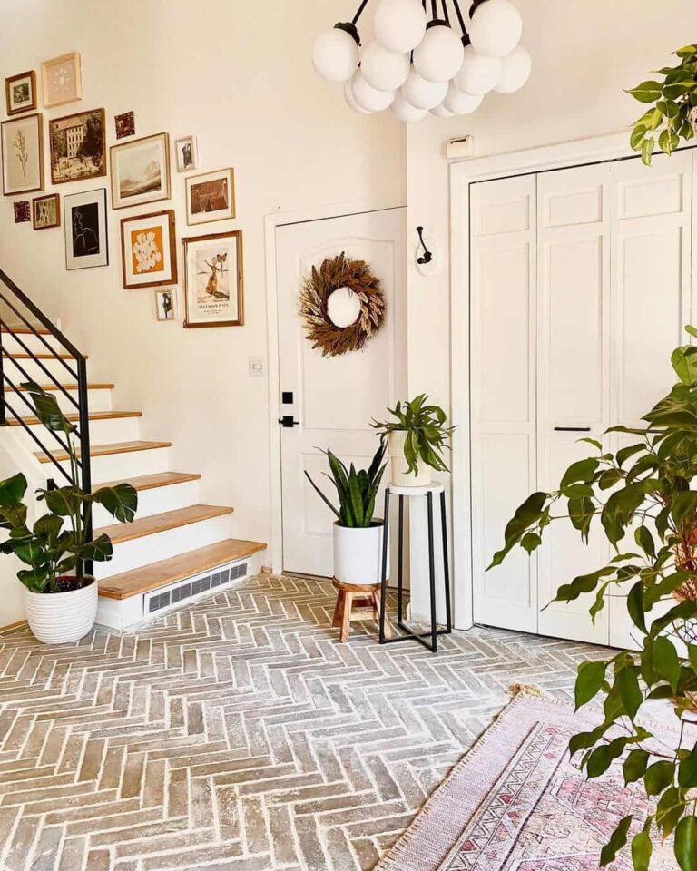 21 Brick Tile Floor Ideas for a Rustic Look -Architectural Foundation