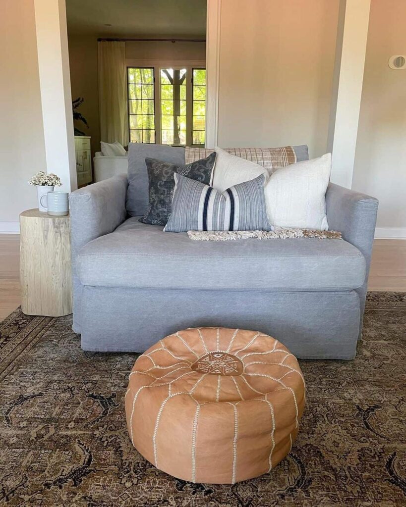 29 Best Leather Pouf Designs for a Bold Home Accent -Architectural ...