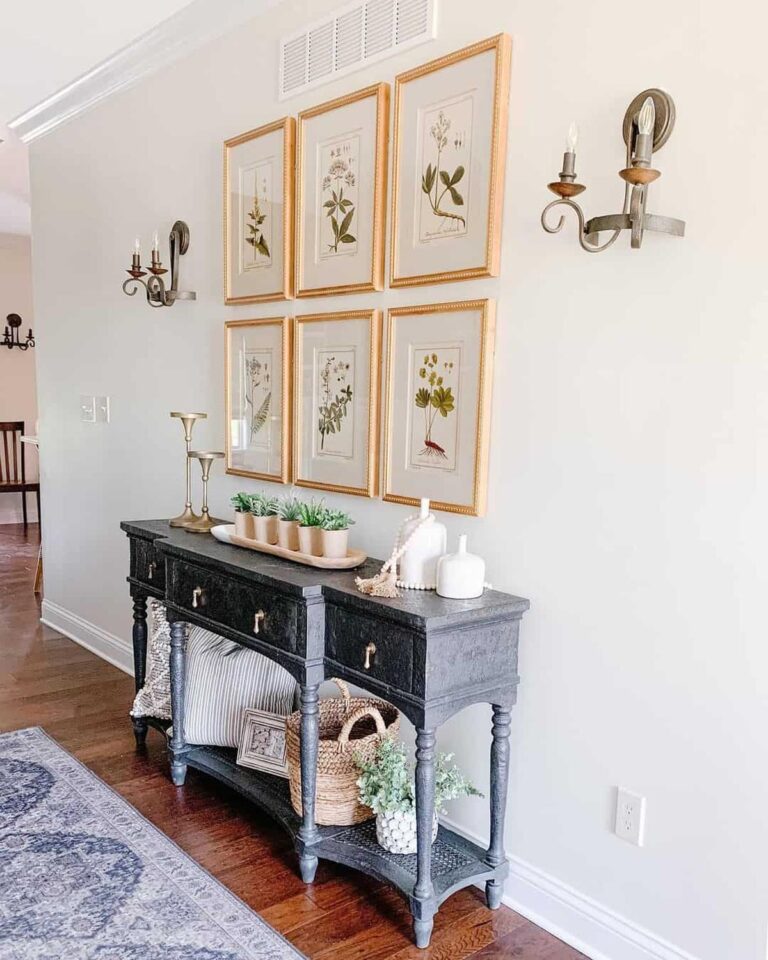 15 Gallery Wall Above Console Tables for Personal Touch -Architectural ...