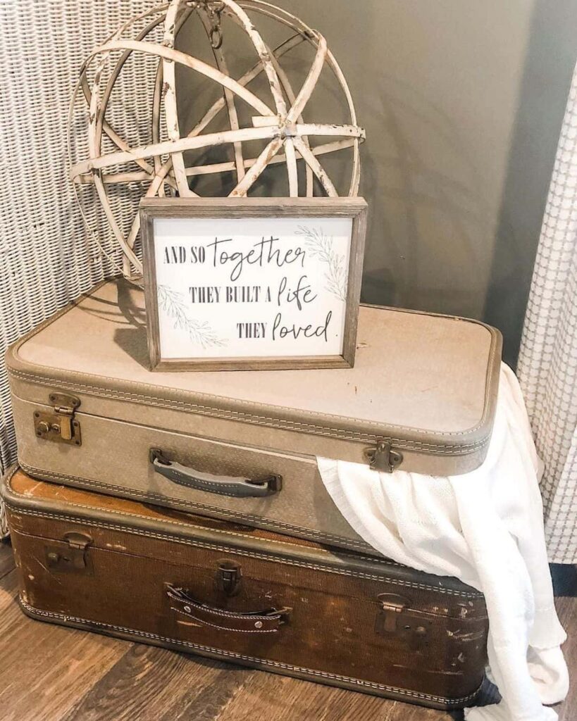 24 Creative Ways to Decorate with Vintage Suitcases -Architectural ...