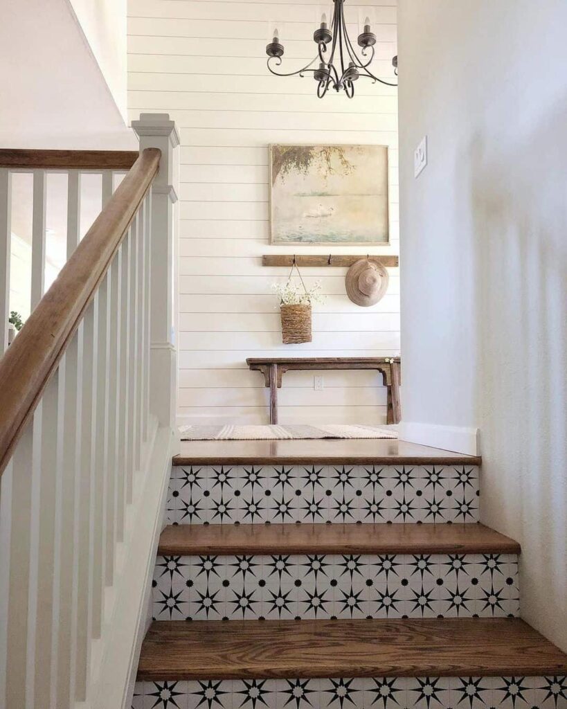 29 Stylish Stair Riser Ideas That Transform Your Stairs -Architectural ...