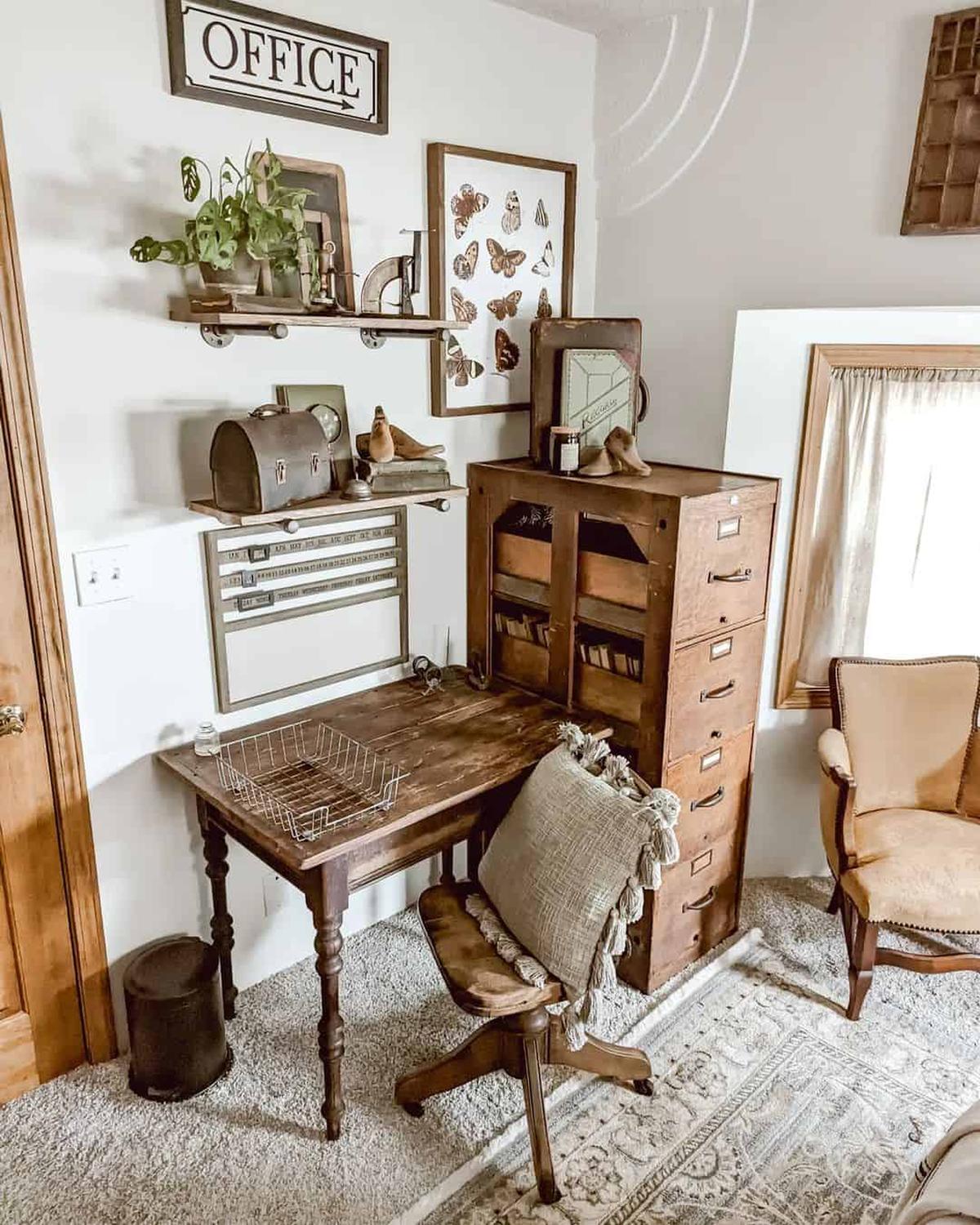34 Rustic Farmhouse Desks for a Cozy Workspace -Architectural Foundation
