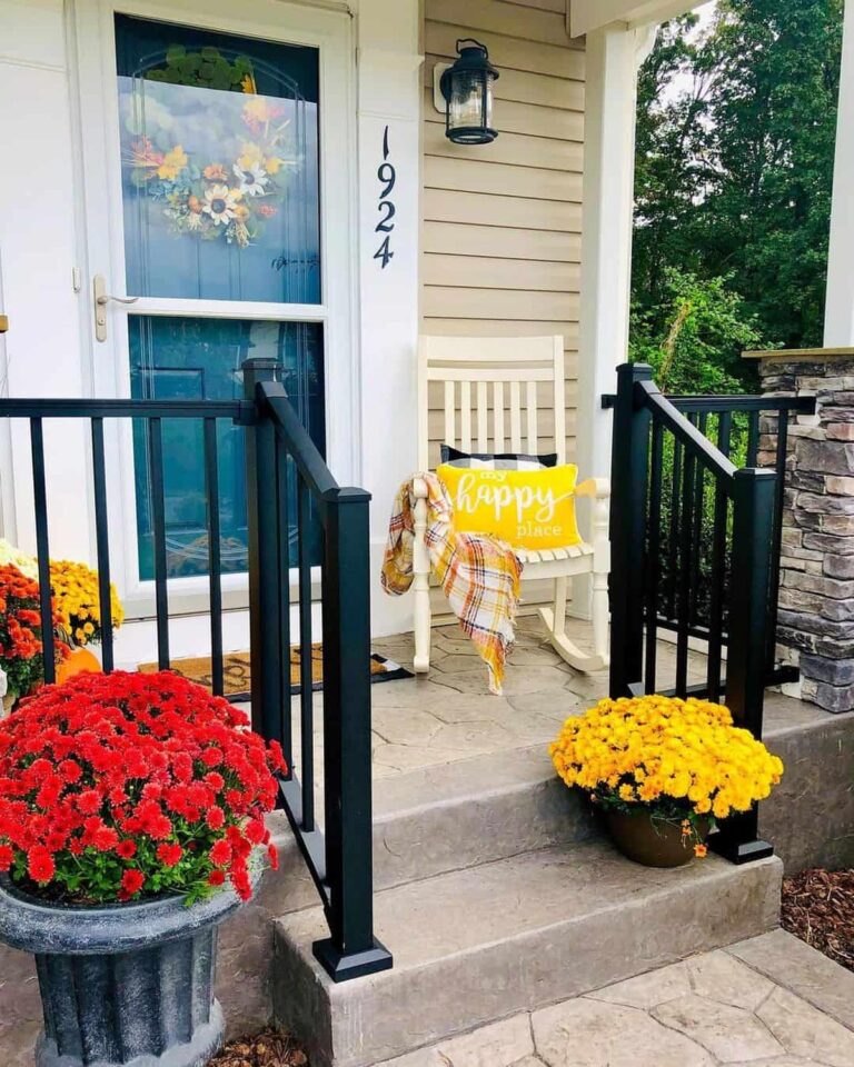 26 Easy Porch Handrail Designs to Add Charm to Your Front Entrance ...
