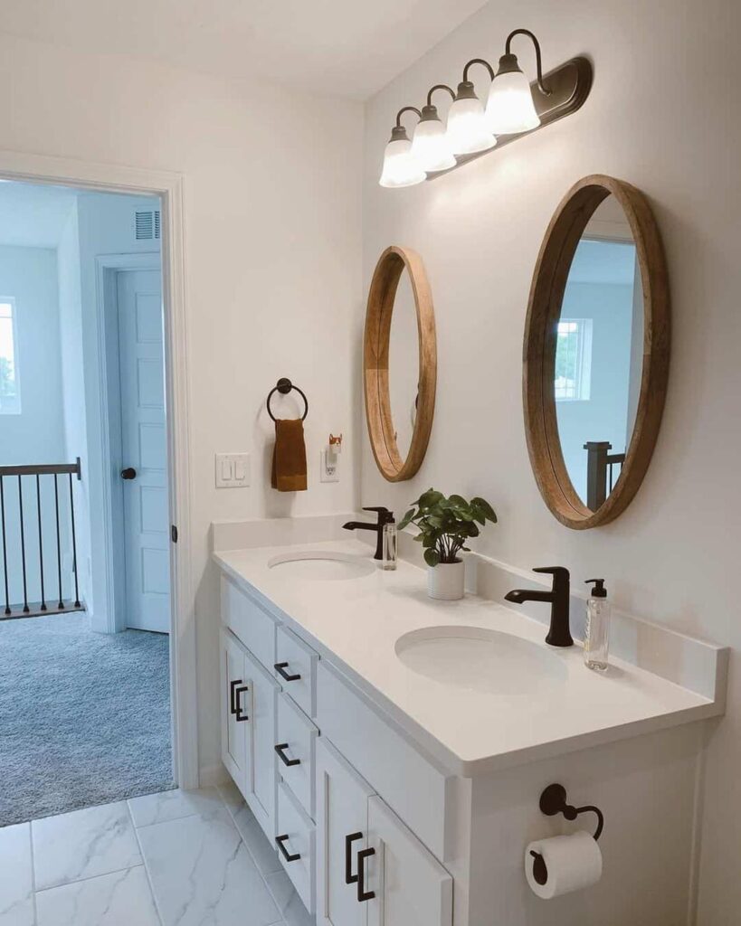 31 Charming Farmhouse Master Bathrooms to Love -Architectural Foundation