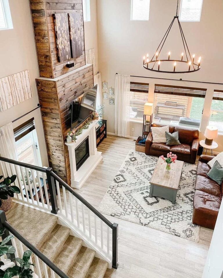 24 High Ceiling Designs to Elevate Your Living Room -Architectural ...